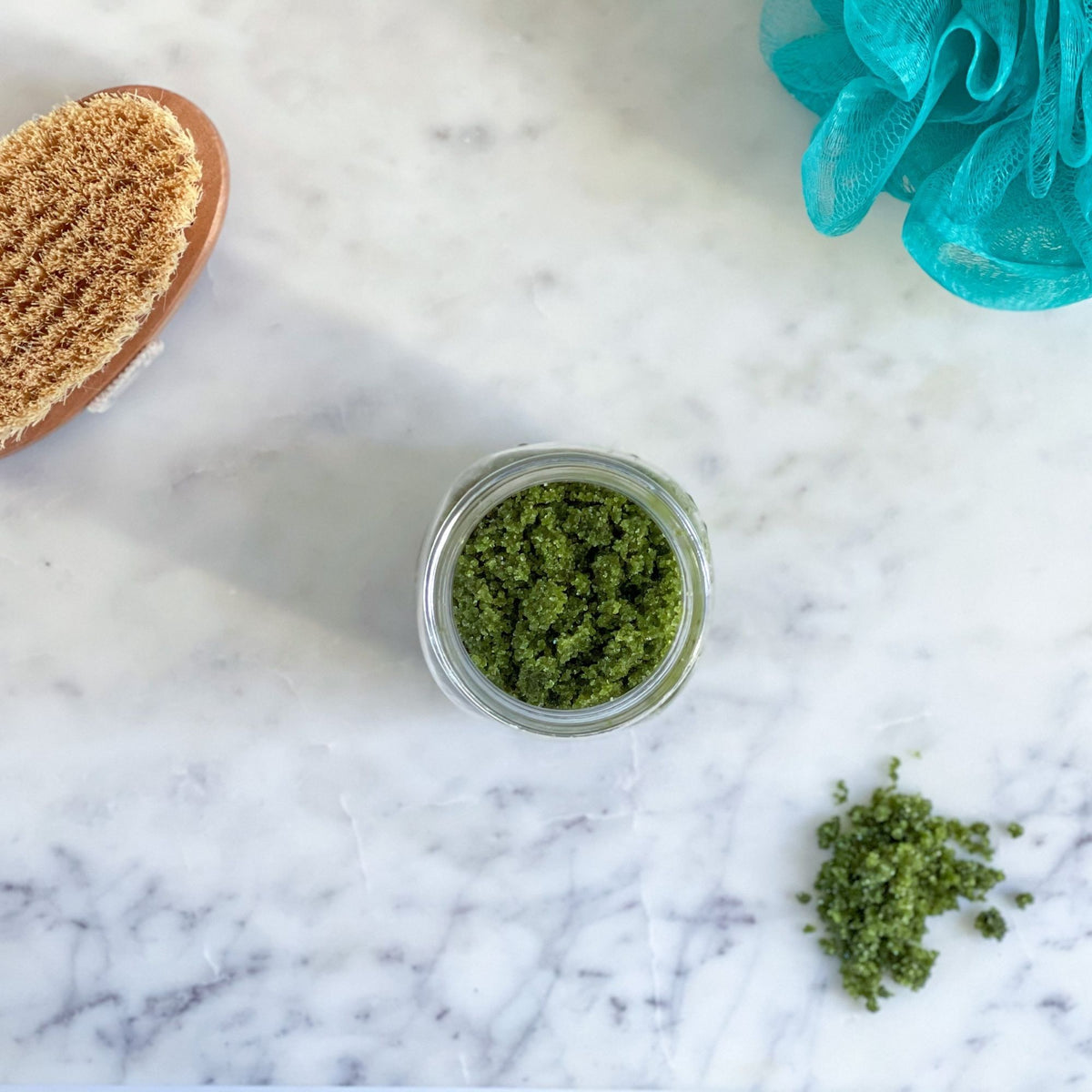 DIY Matcha Green Tea Sugar Body Scrub - Matcha Oishii